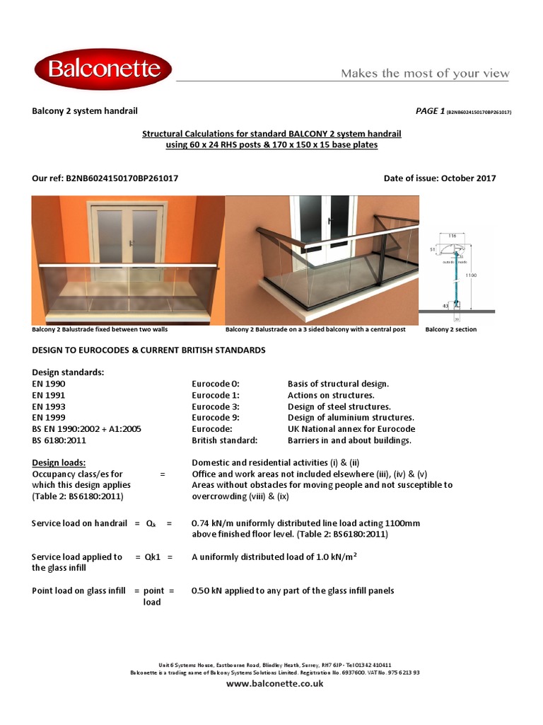 b2nb6024150170bp261017 Aerofoil System Using 60x24mm Rhs Posts With 170 ...