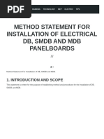 Method Statement TNB Substation | PDF | Deep Foundation | Concrete