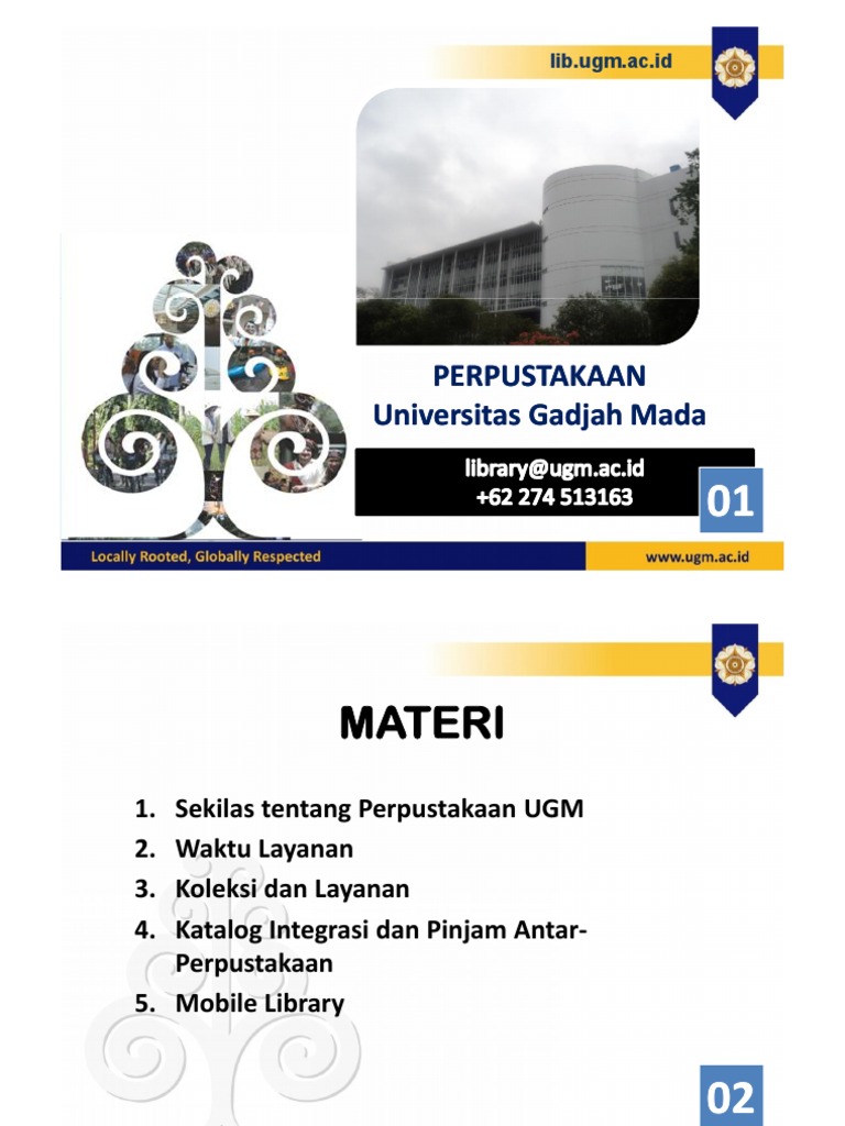 Profil Library UGM | PDF
