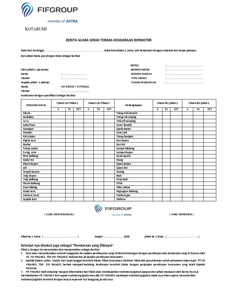 BSTK Fif Versi 2 | PDF