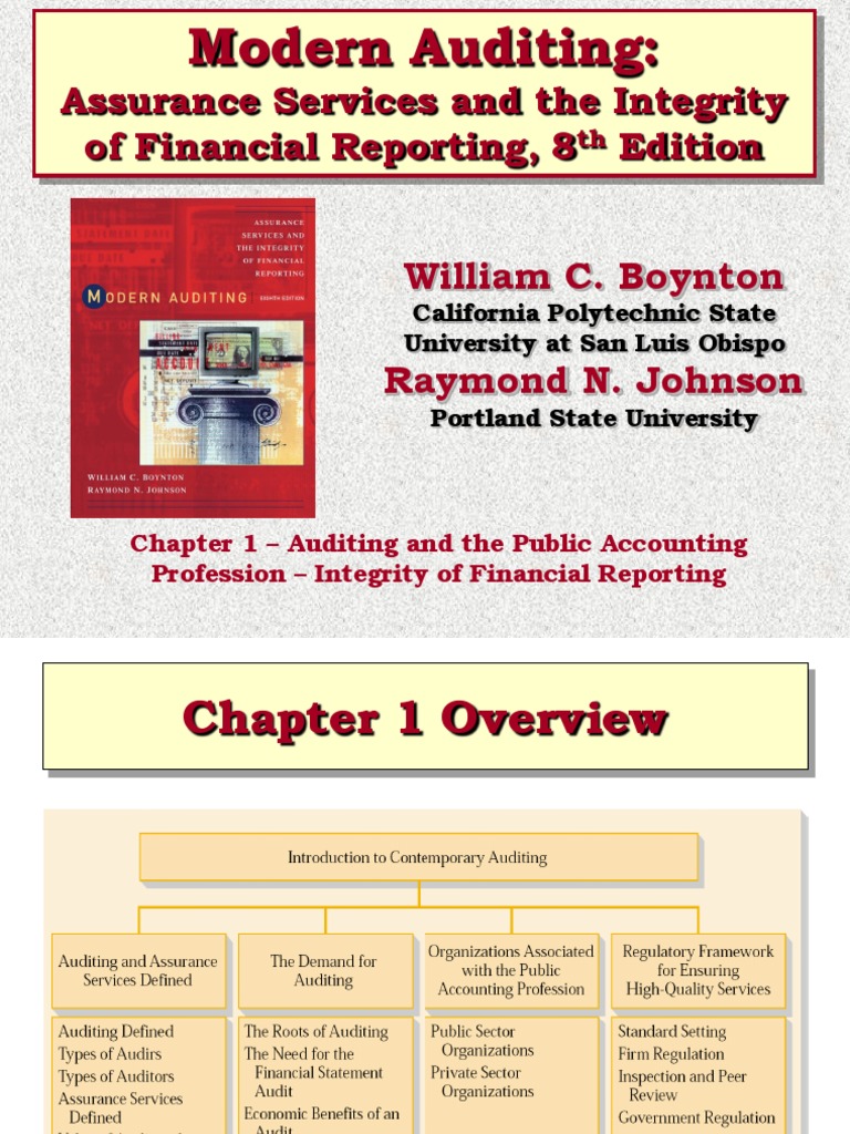 ch01 Auditing and The Public Accounting Profession | PDF | Audit ...