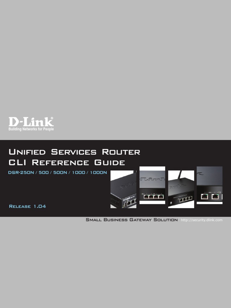 DLink DSR CLI Reference Guide v1.04 | PDF | Ip Address | Virtual Private Network