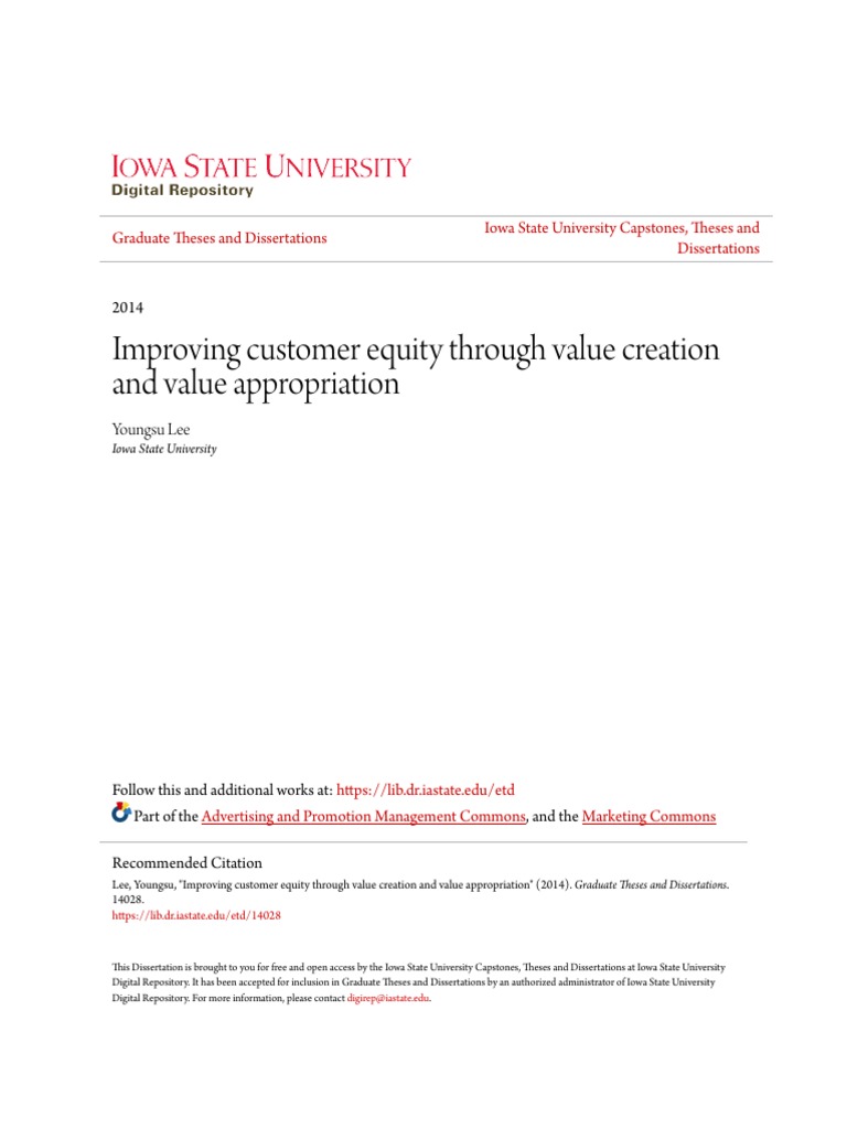 Value Creation & Value Appropriation | PDF | Value (Economics) | Marketing