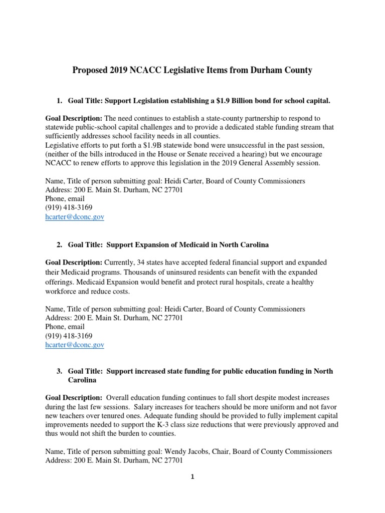 2019 LX NCACC Items | PDF | Child Protective Services | Opioid