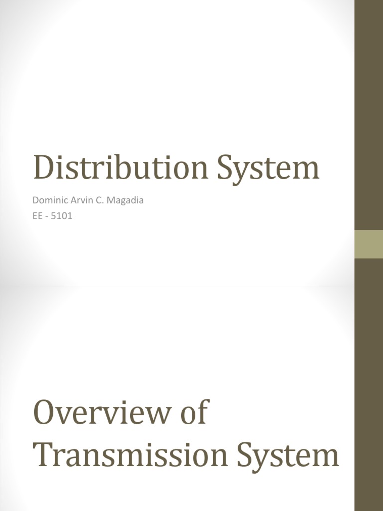 Distribution System Part3 | PDF