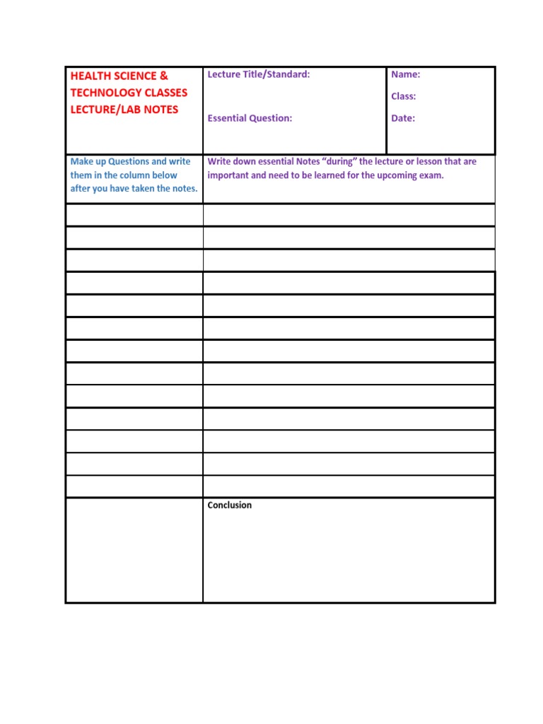 How To Take Notes | PDF