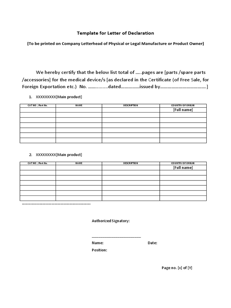 Declaration Letter | PDF | Computers