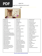 Terry Fox Song | PDF