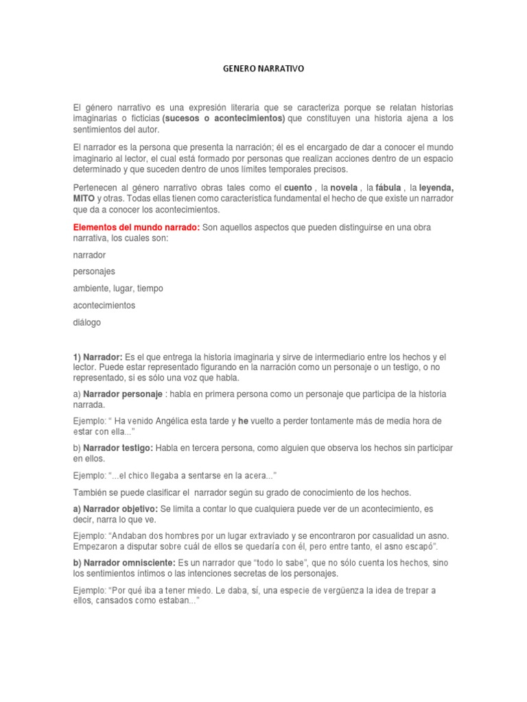 Prueba de Lenguaje Generos Literarios | PDF | Narración | Poesía Prueba de Lenguaje Generos Literarios | PDF | Narración | Poesía