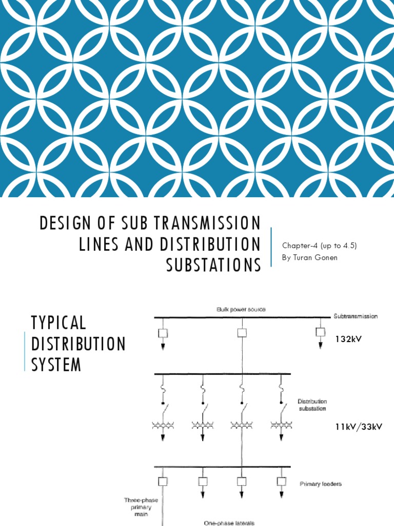 Design of Sub Transmission Lines and Distribution Substations | PDF