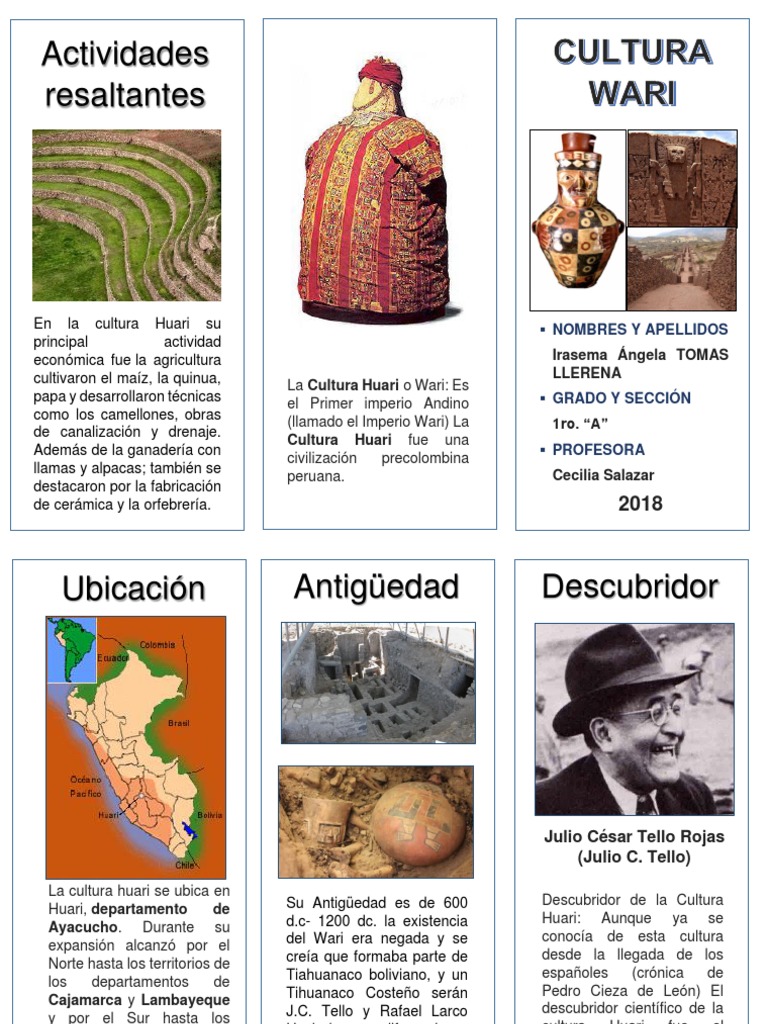 Triptico Cultura Huari | PDF