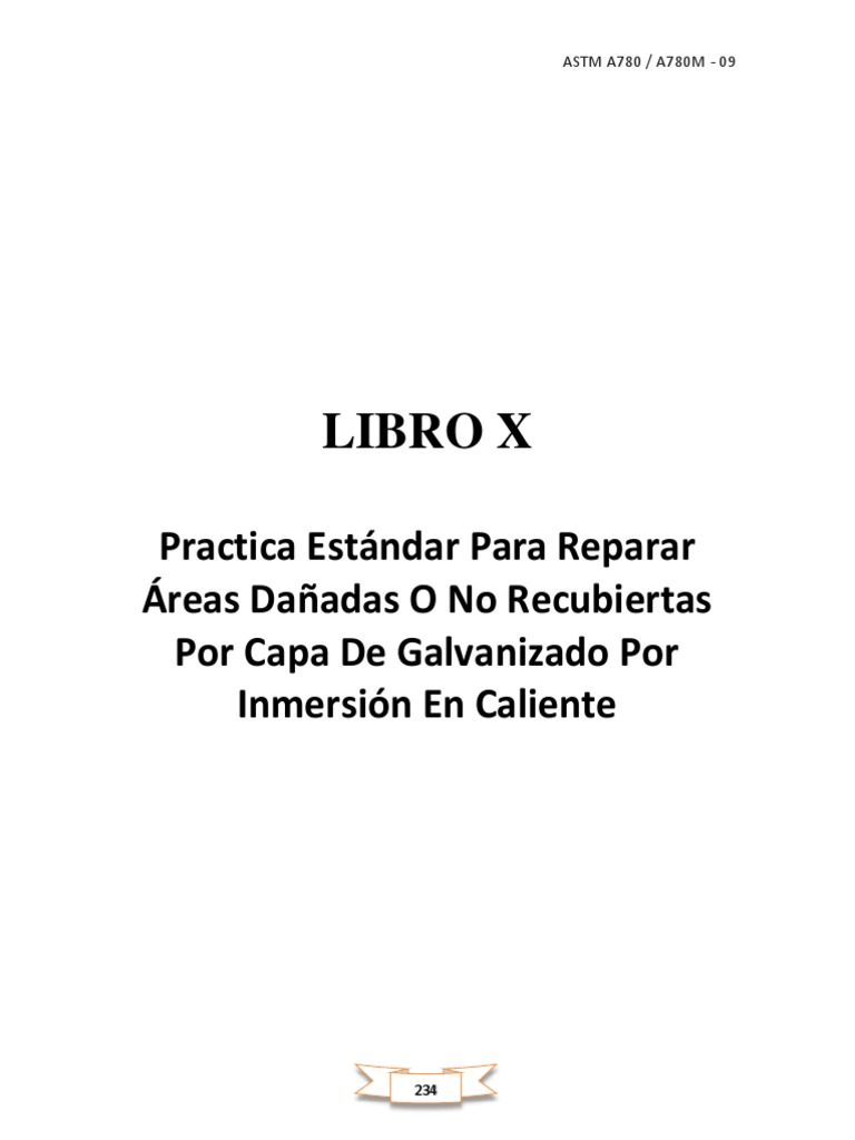 Astm A 780-93a | PDF | Zinc | Revestimiento