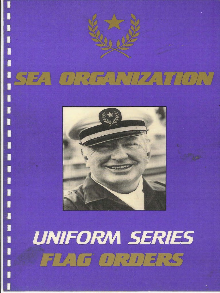 Sea Organization - Uniform Series Flag Orders | PDF | Human Appearance ...