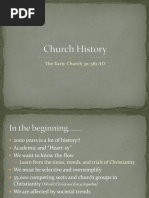 Church History Timeline Template | PDF | Christian Church | Eastern ...