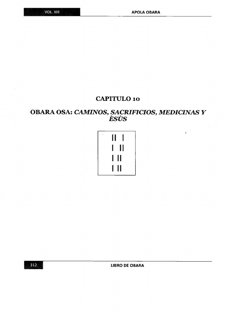 10 Obara Osa PDF | PDF | Santeria | Religión étnica
