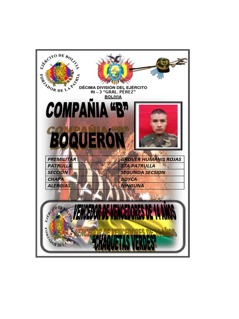 Premilitar Caratula Cuaderno-1 | PDF