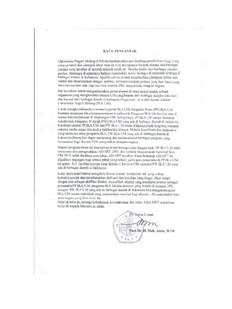 AD ART IKA UM Tahun 2015 | PDF