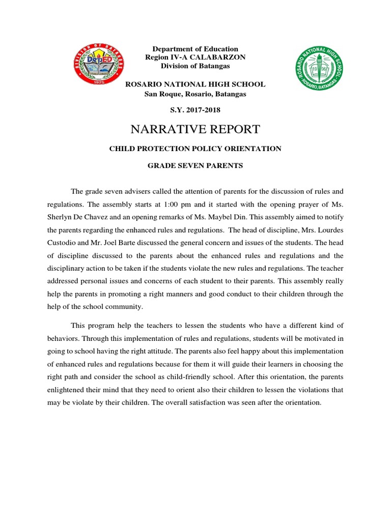 Cpp Orientation Parents Pdf