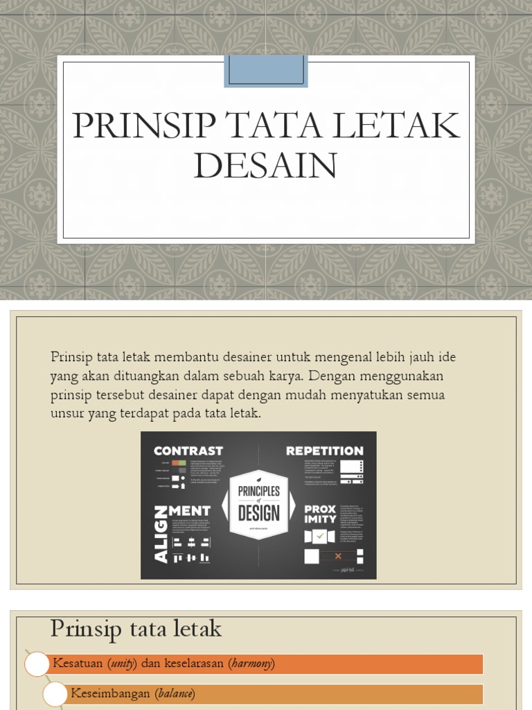 Prinsip Tata Letak Desain | PDF