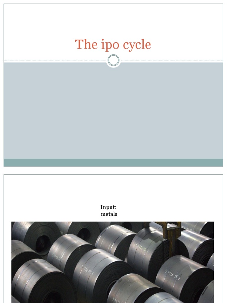 The Ipo Cycle | PDF