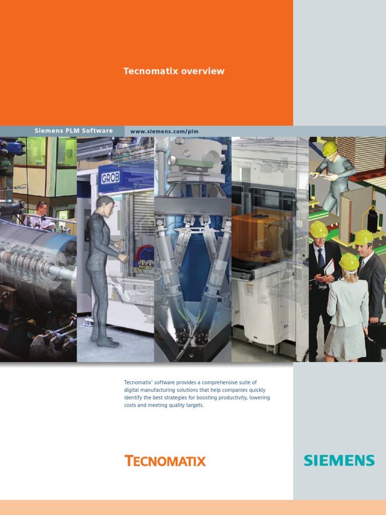 Tecnomatix Overview: Siemens PLM Sof Tware | PDF | Product Lifecycle | Business Process