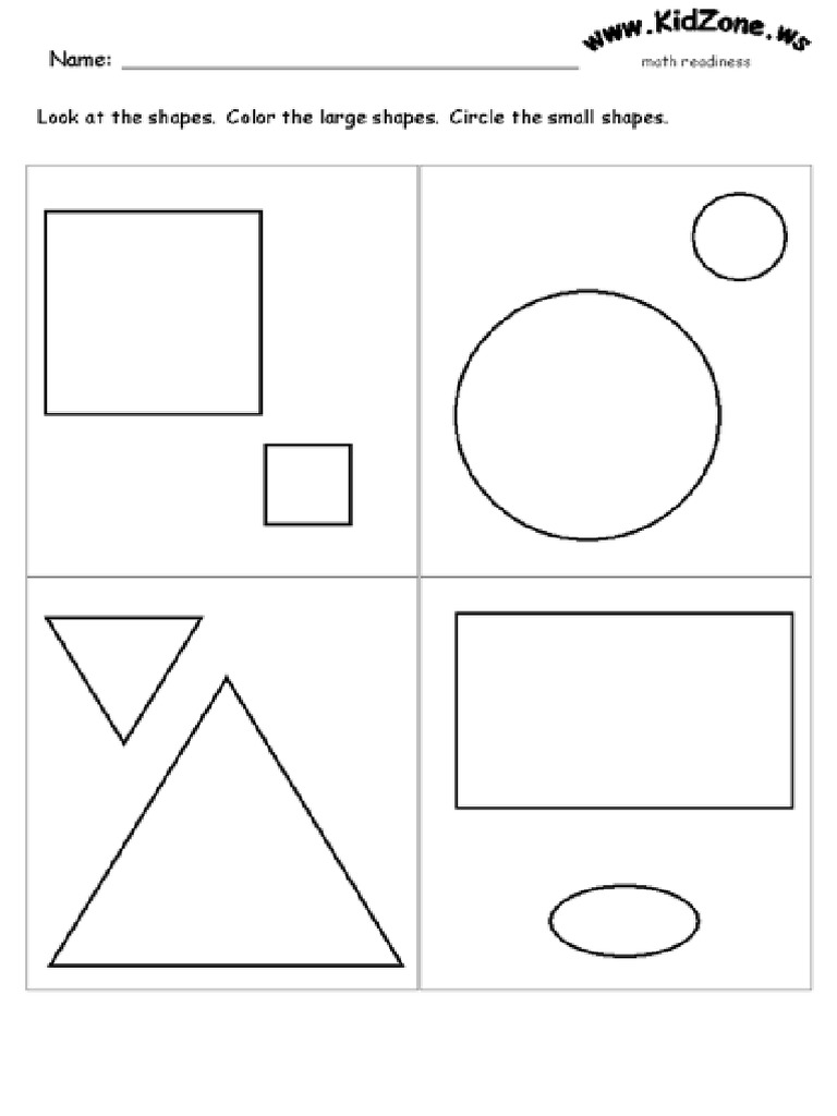 Math Level 1 - Big Small & More Less Comparison | PDF