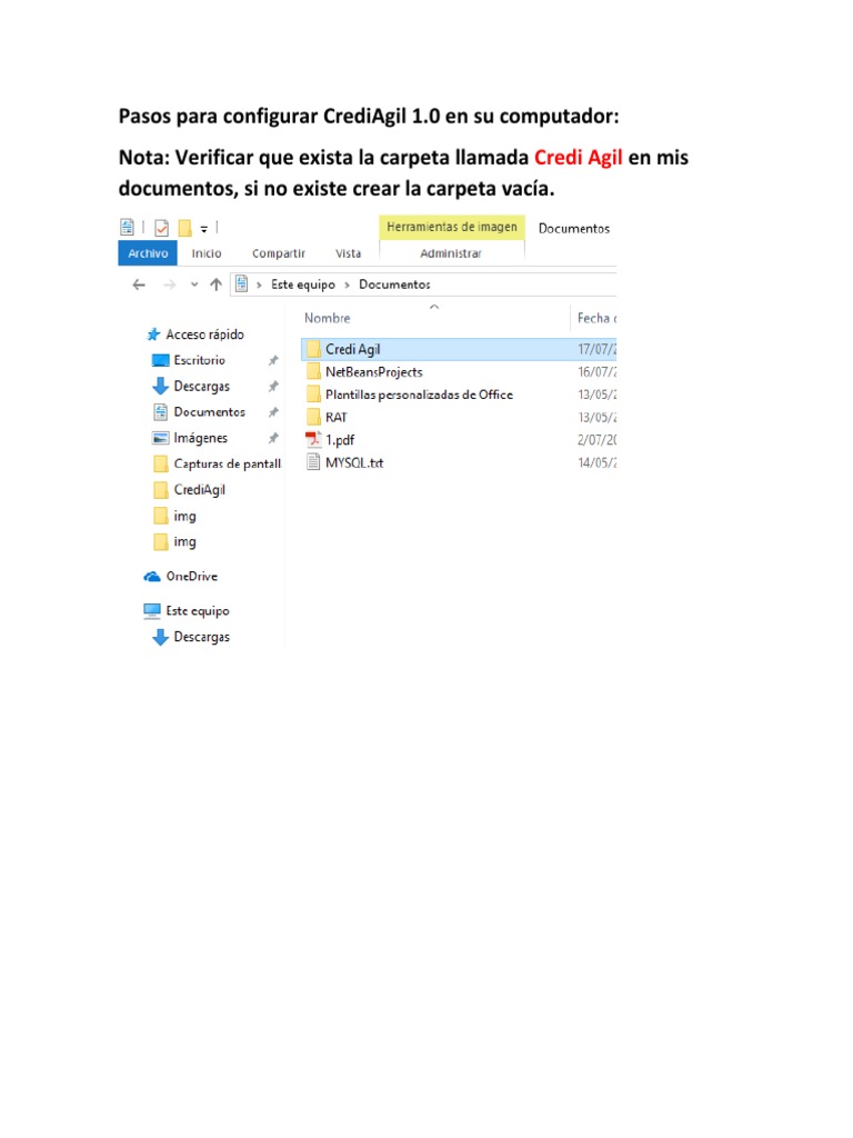 Pasos para Configurar CrediAgil | PDF