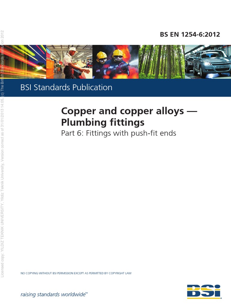 BS en 1254 6 | PDF | Pipe (Fluid Conveyance) | Mechanical Engineering