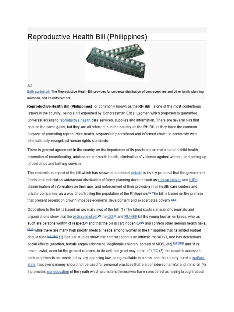 Reproductive Health Bill (Philippines)