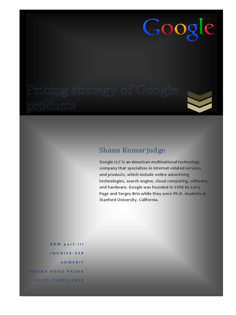 Google Final Project | PDF | Alphabet Inc. | Android (Operating System)