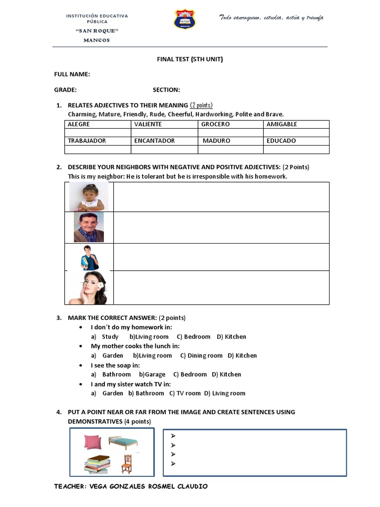 Todo Sanroquino, Estudia, Actúa y Triunfa: "San Roque" Mancos | PDF | Linguistic Morphology ...