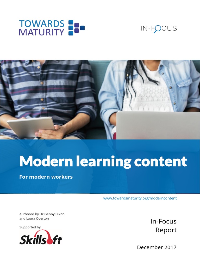 Modern Learning Content: In-Focus | PDF | Educational Technology ...