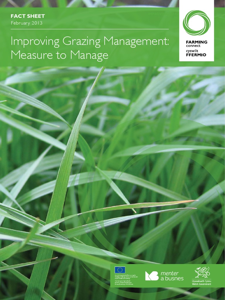 Improving Grazing Management Measure To Manage | PDF | Cattle | Grazing
