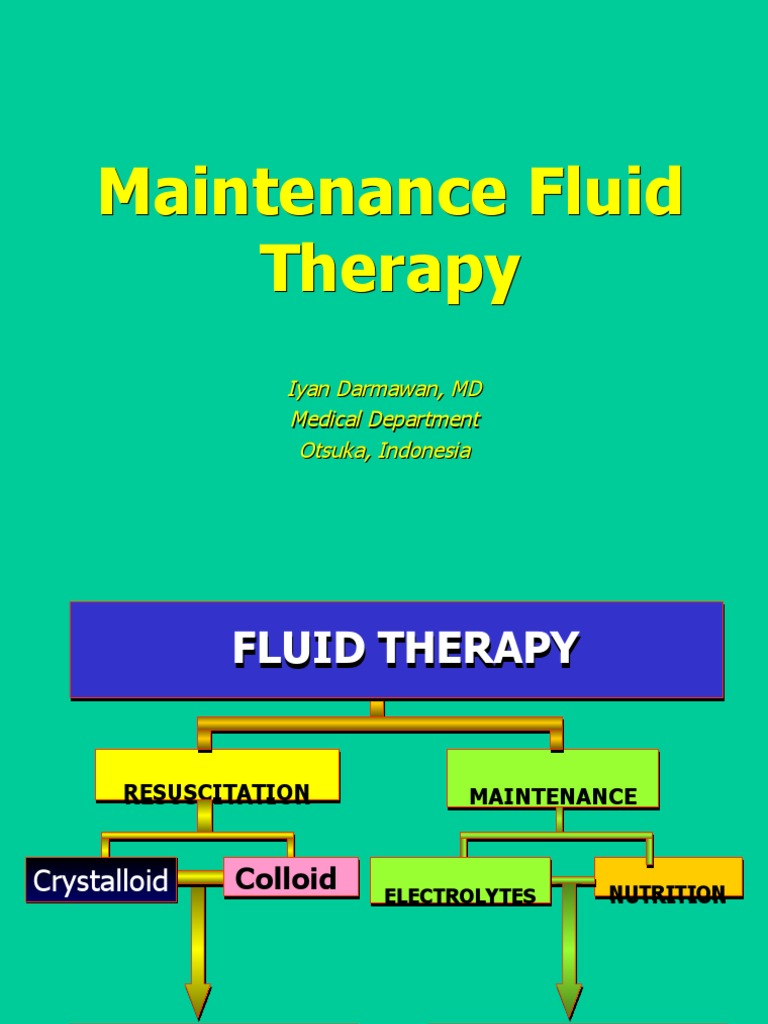 Maintenance Fluid | PDF | Tissue (Biology) | Saline (Medicine)