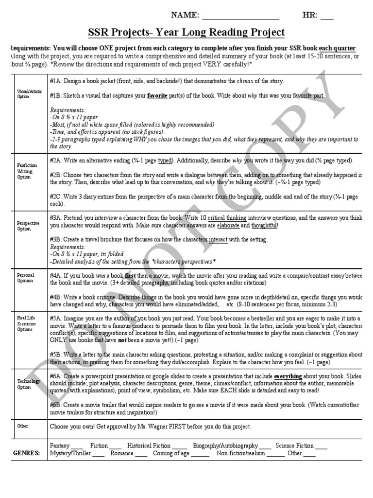SSR Presentation Grading Rubricdnc | PDF | Books | Rubric (Academic)