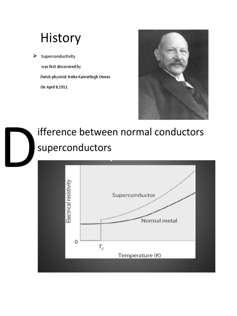 History: Ifference Between Normal Conductors Superconductors | PDF