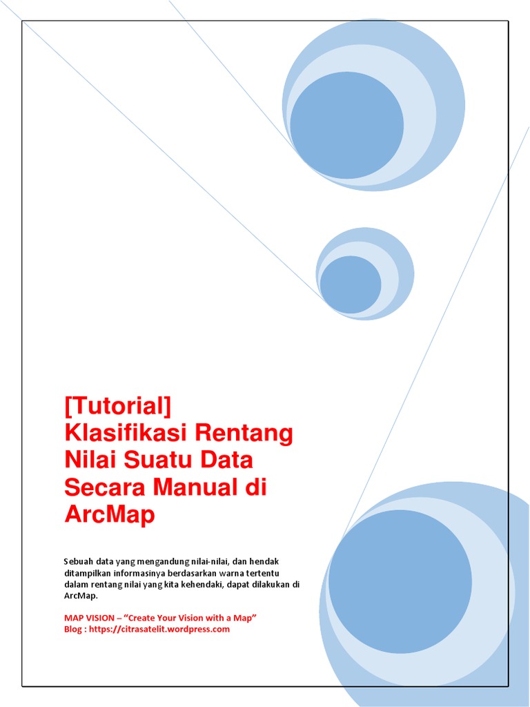 (Tutorial) Klasifiasi Rentang Nilai Suatu Data Secara Manual Di ArcMap | PDF | Metode & Bahan ...