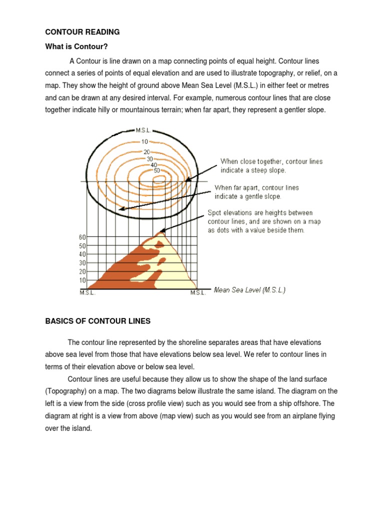 Wireless Contour Reading | PDF | Contour Line | Sea Level