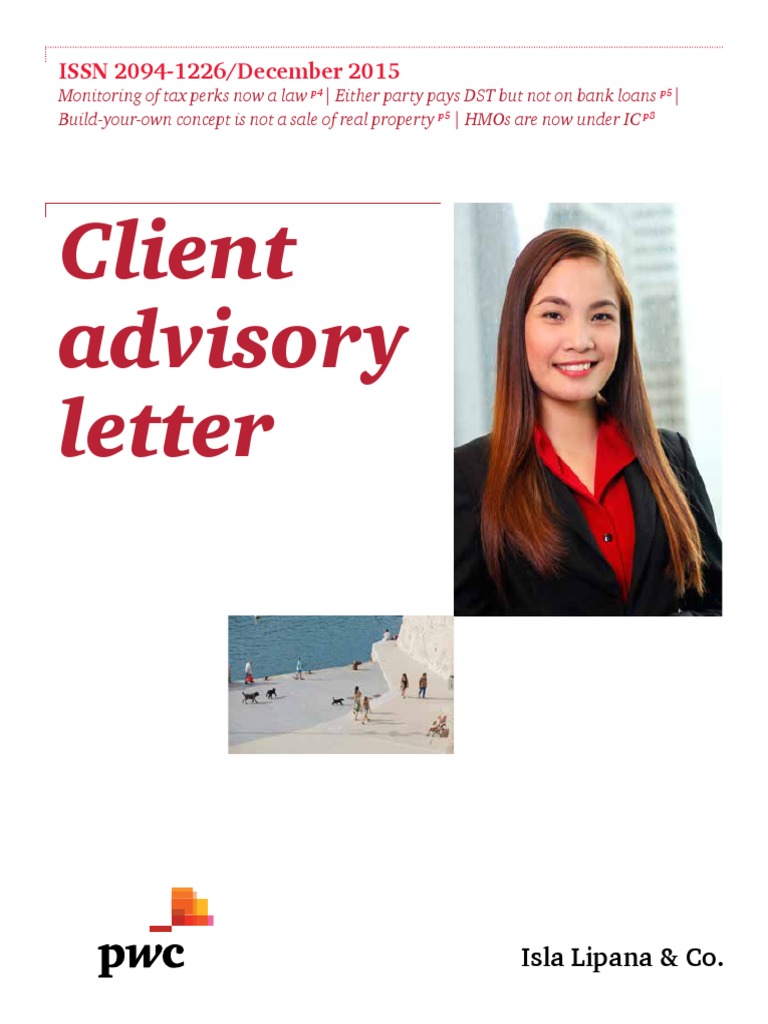 Client Advisory Letter December 2015 PDF | PDF | International ...