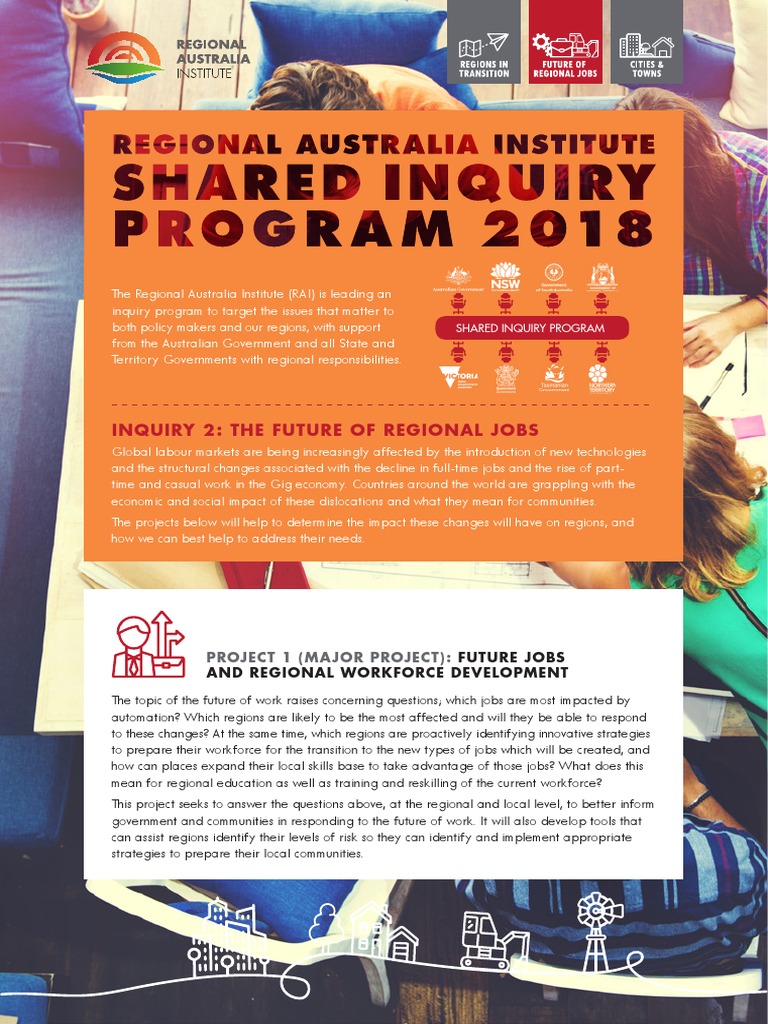 The Future of Regional Jobs Inquiry | PDF | Employment | Workforce ...