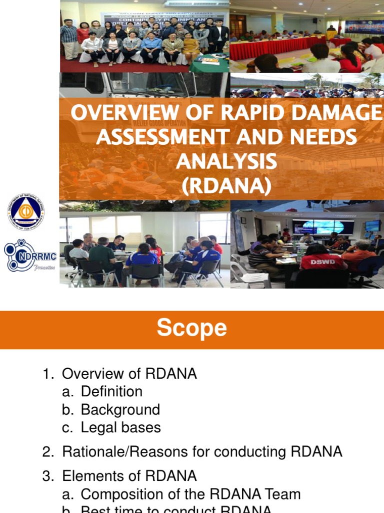 Rapid Disaster Assessment and Needs Analysis | Download Free PDF | Disaster Risk Reduction ...