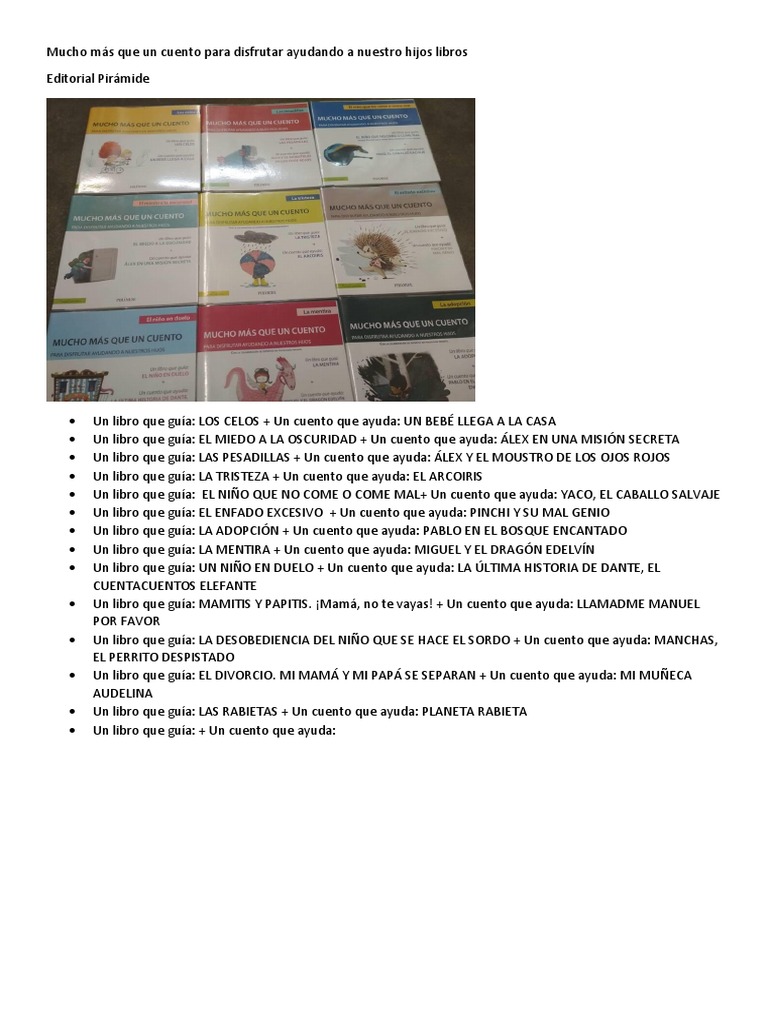 Cuentos para Niños: Guías y Relatos | PDF | Novela negra, policíaca y ...