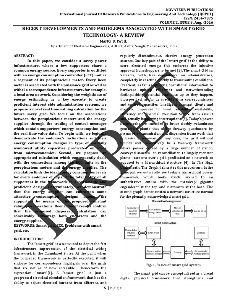 Smart Grid | PDF | Electrical Grid | Smart Grid