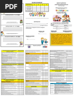 ECCD Checklist KINDERGARTEN | PDF