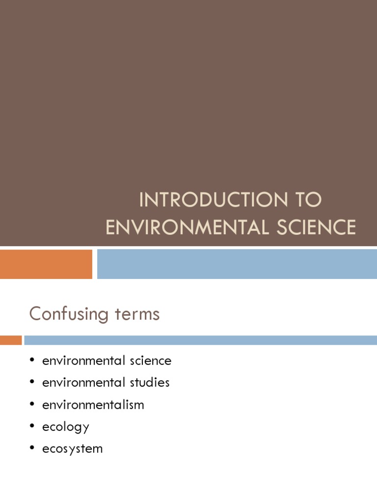Introduction To Environmental Science | PDF | Resource Depletion | Resource