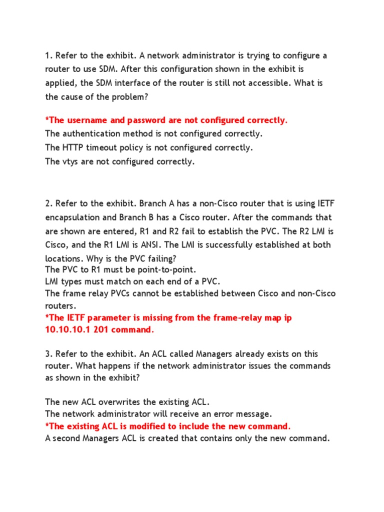 Troubleshooting Cisco Router Configurations | PDF | Router (Computing ...