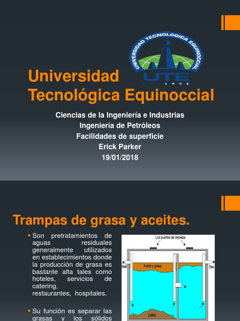 Skim Tanks | PDF | Petróleo | Aguas residuales