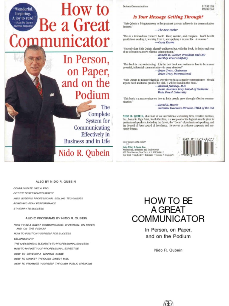 Great Communicator | PDF | Communication | Vocabulary