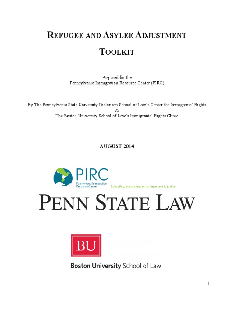 Refugee and Asylum Adjustment Toolkit | Download Free PDF | Permanent ...