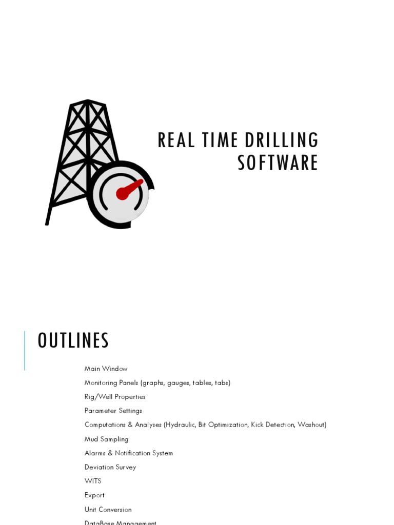 Real-Time Drilling Software Guide | PDF | Real Time Computing ...